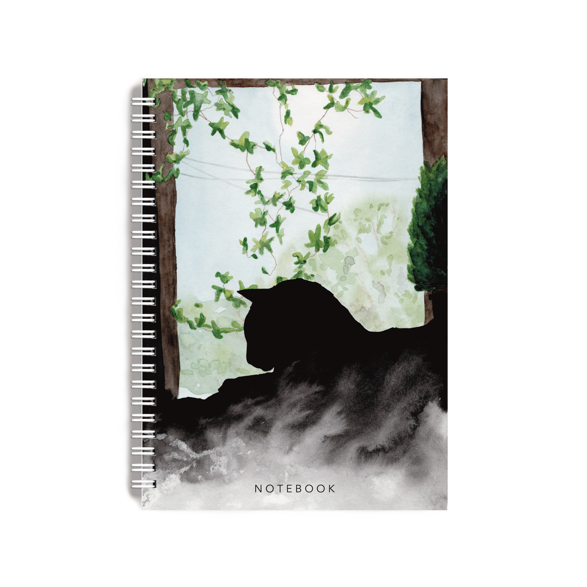 "Calm" Notebook – Fantailed Illustrations